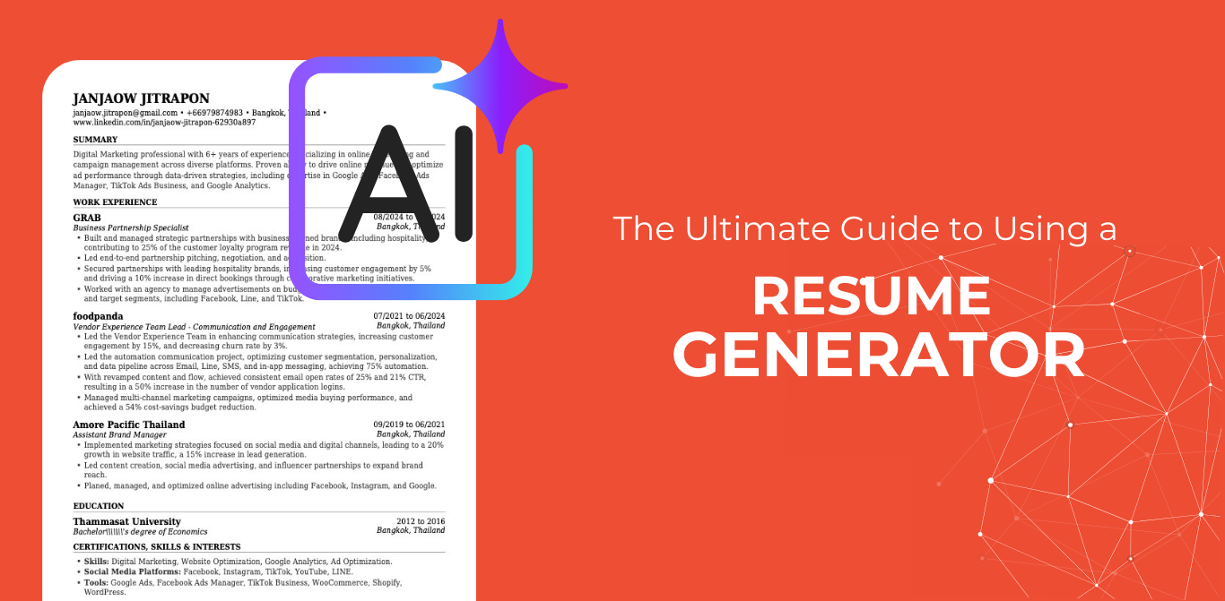 The Ultimate Guide to Using a Resume Generator